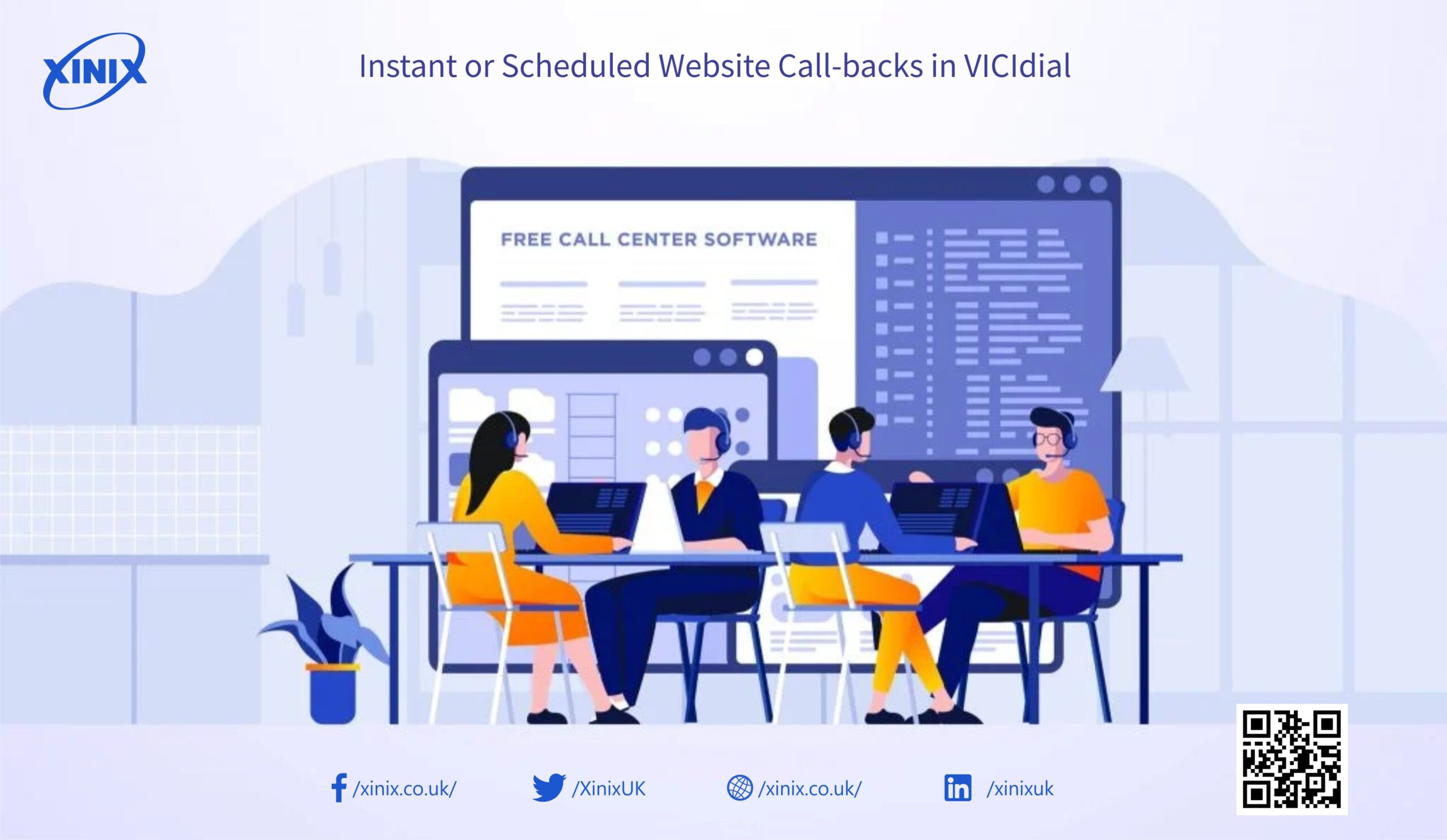 Instant or Scheduled Website Call-backs in VICIdial - Xinix Pro