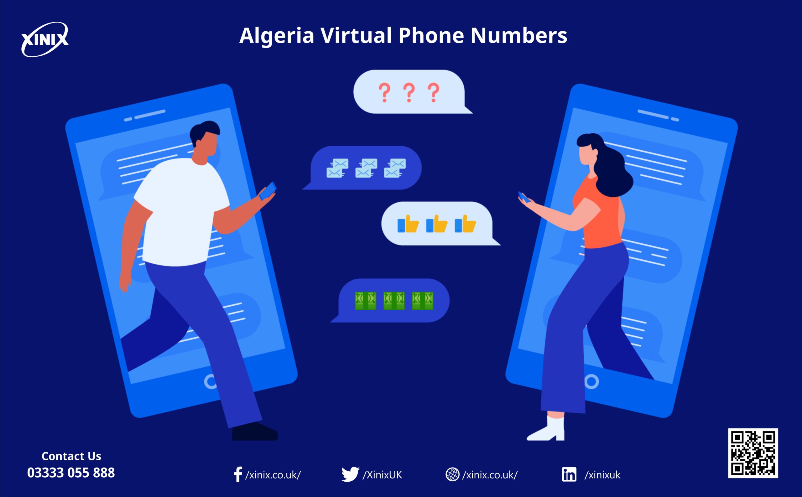 Algeria Virtual Phone Numbers - Xinix